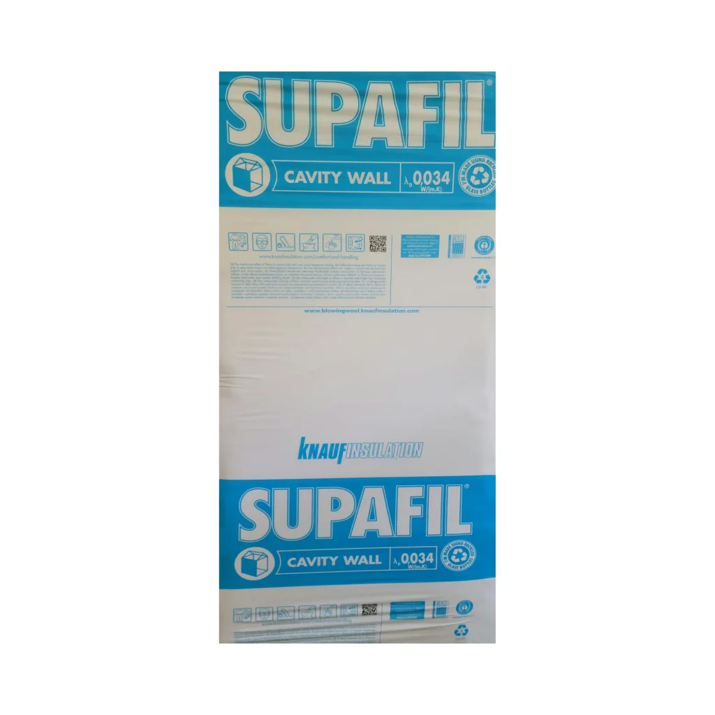 Knauf Supafil Cavity Wall 034 – Premium-Einblasdämmung Für Höchste Energieeffizienz | Heat Wrap